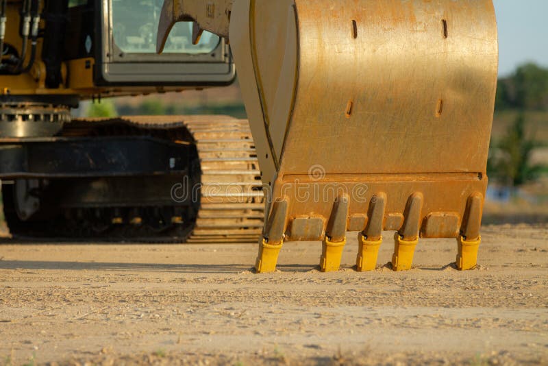 Earth Moving Equipment at Work Stock Photo - Image of excavation ...