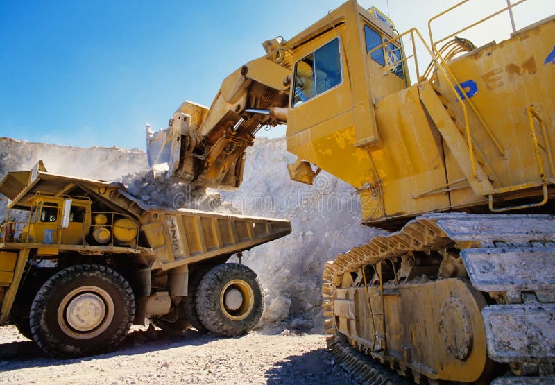 Earth Moving Heavy Equipment Stock Photo - Image of work, digger: 5846738