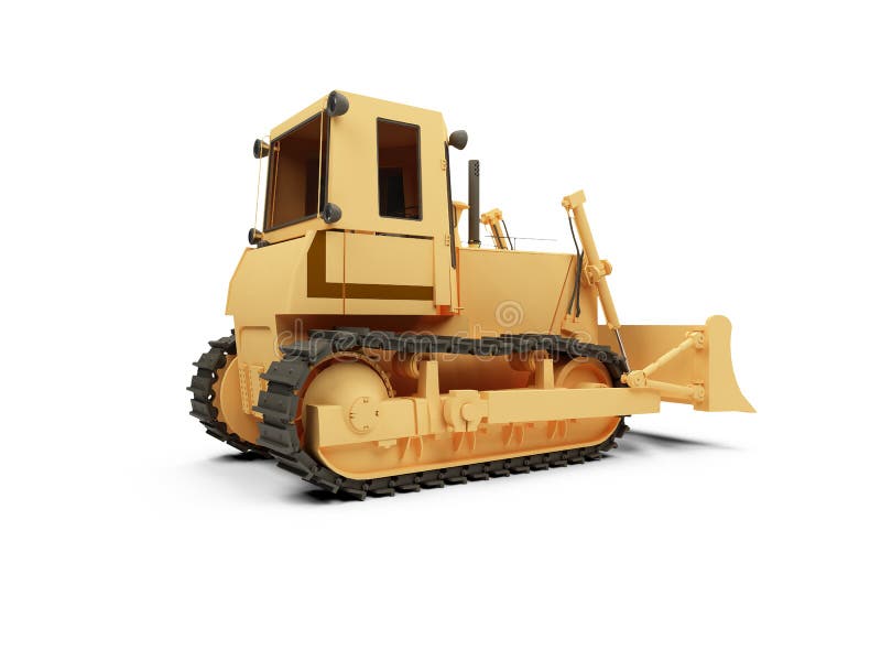 Vector Outline Bulldozer, Excavator, Grader . Heavy Earth Moving Road ...