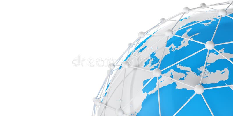 Earth net stock illustration. Illustration of cartography - 36875671