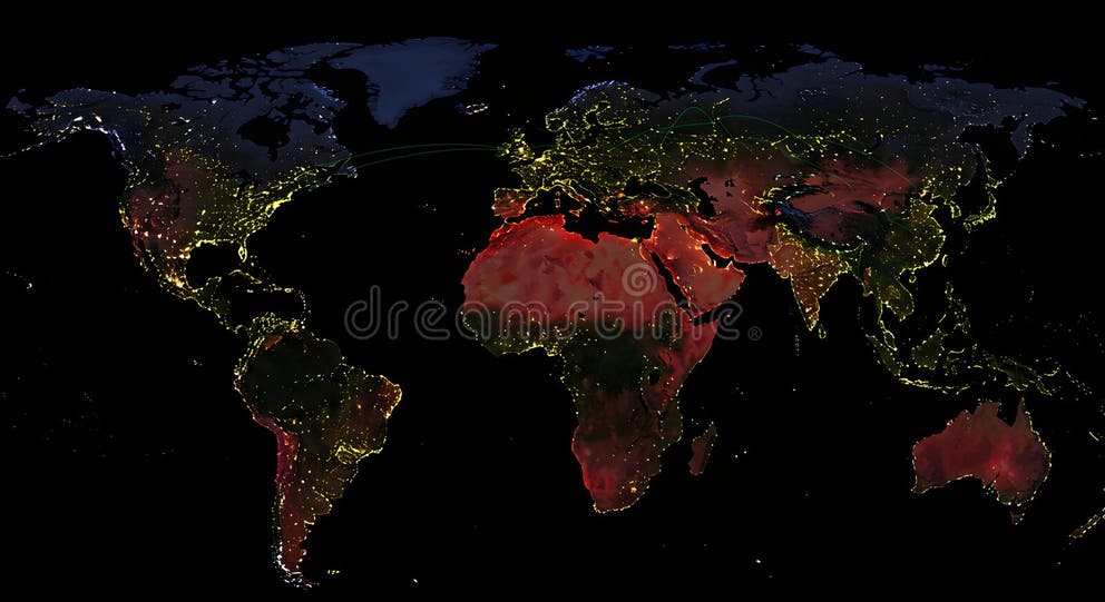 Earth at Night: a Stunning Visualization of Global Light Pollution and ...