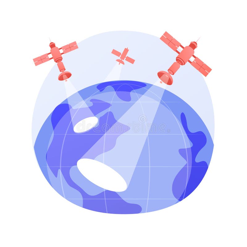 Earth Observation Abstract Concept Vector Illustration. Stock Vector ...