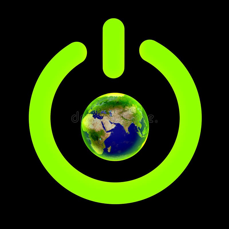 Earth off stock photo. Image of nature, power, push, earth - 18983894