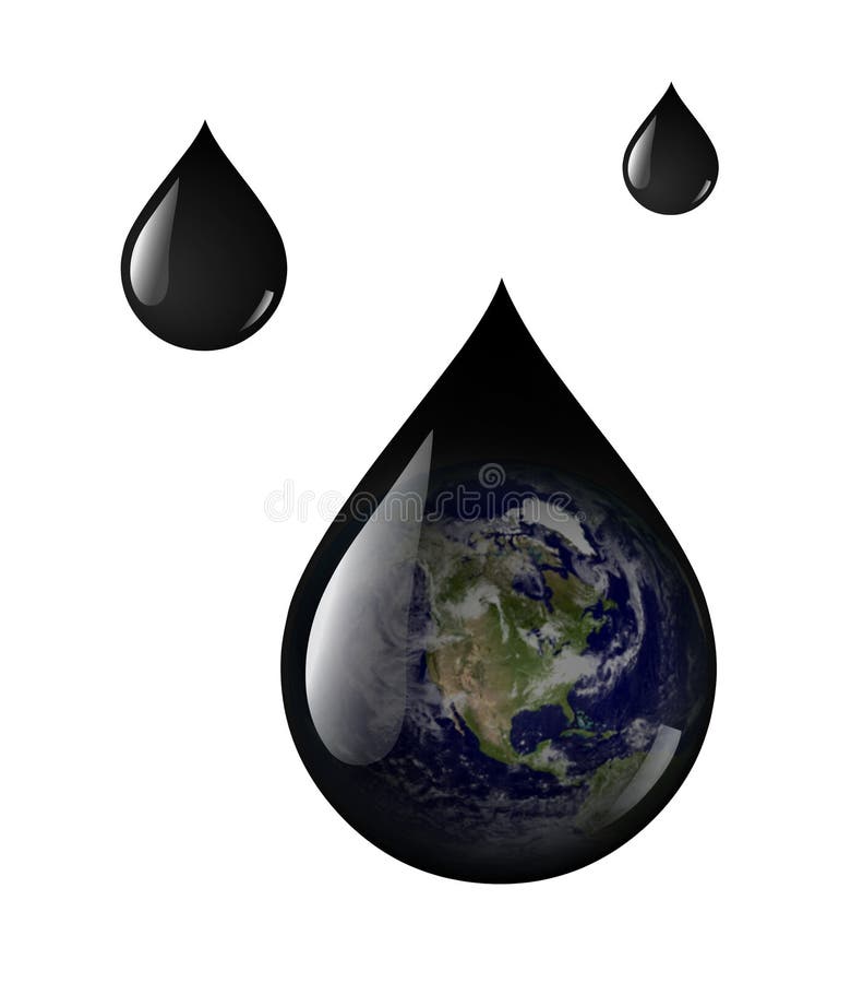 Earth oil drops stock illustration. Illustration of abstract - 7151578