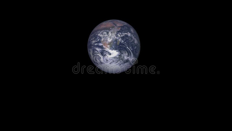 Earth Orbiting from Left To Right Stock Footage - Video of ...
