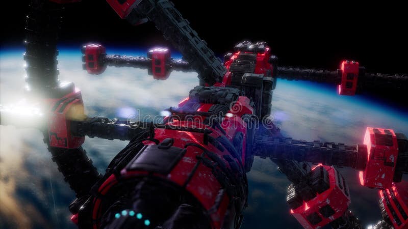 Earth and Outer Space Station Iss Stock Footage - Video of blue ...