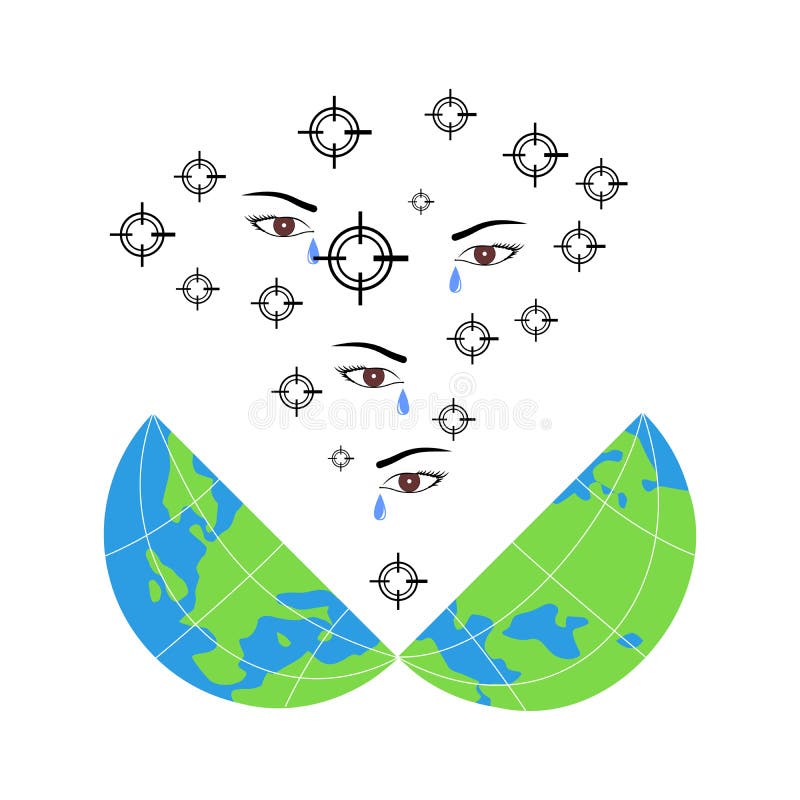 Earth and pain stock vector. Illustration of life, unrequited - 66510568