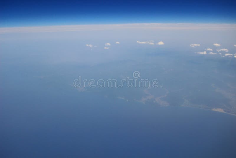 Earth Photo from High Above Ground Stock Image - Image of cloud, view ...