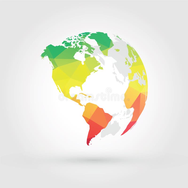 Earth planet america stock vector. Illustration of color - 85356025