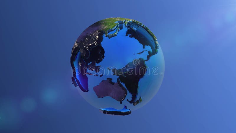 Earth Planet Assembling from Toy Bricks Then Exploding and Scattering ...