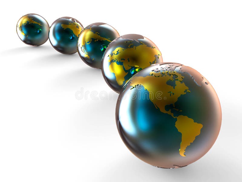 World map 3D gold stock illustration. Illustration of gold - 64072536