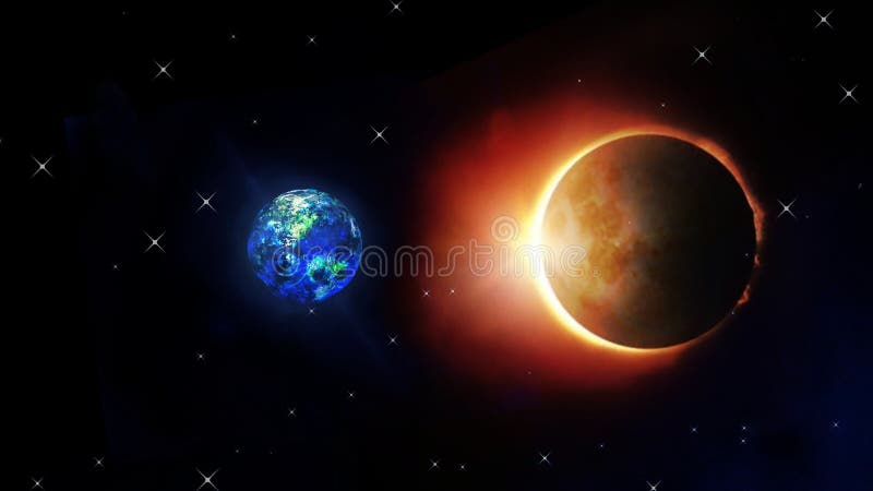 Earth is the only Planet that Has Life. Stock Illustration ...