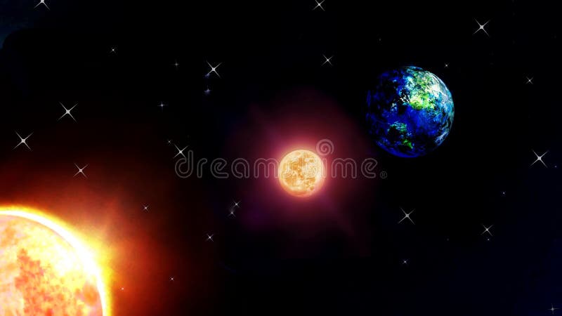 Earth is the only Planet that Has Life. Stock Illustration ...