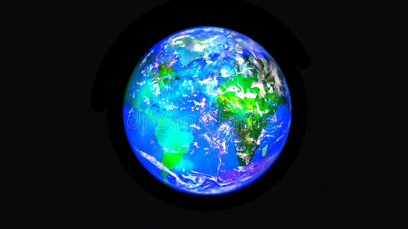 Earth is the only Planet that Has Life. Stock Illustration ...