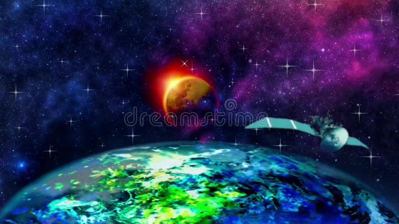 Earth is the only Planet that Has Life. Stock Video - Video of solar ...