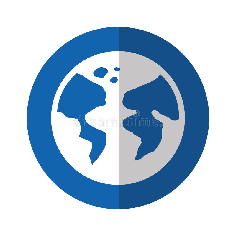 Earth planet icon stock vector. Illustration of stratosphere - 92269919