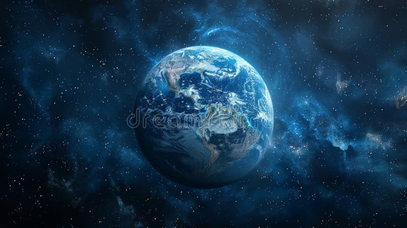 Earth Planet Image Provided by NASA. Stock Image - Image of sphere ...