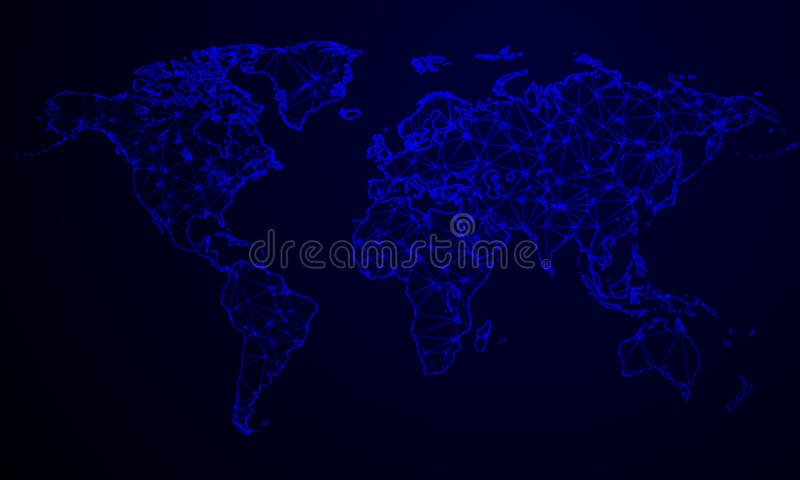 Earth Planet Map in Abstract Triangular Background Stock Vector ... Earth Planet Map in Abstract Triangular Background Stock Vector ...
