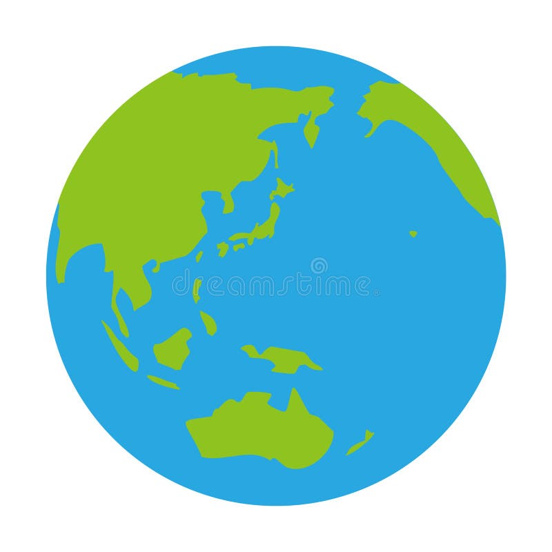 Earth. Planet of the Solar System Stock Vector - Illustration of ...