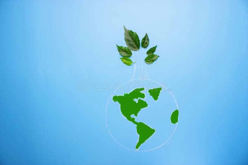Earth planet with a tree stock image. Image of earth - 105576705