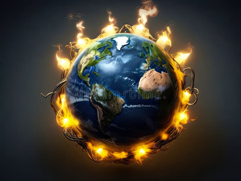 Earth Planet. World Environment Day Creative Concept Stock Image ...