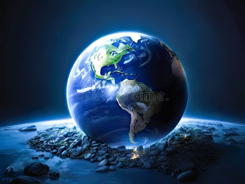 Earth Planet. World Environment Day Creative Concept Stock Image ...