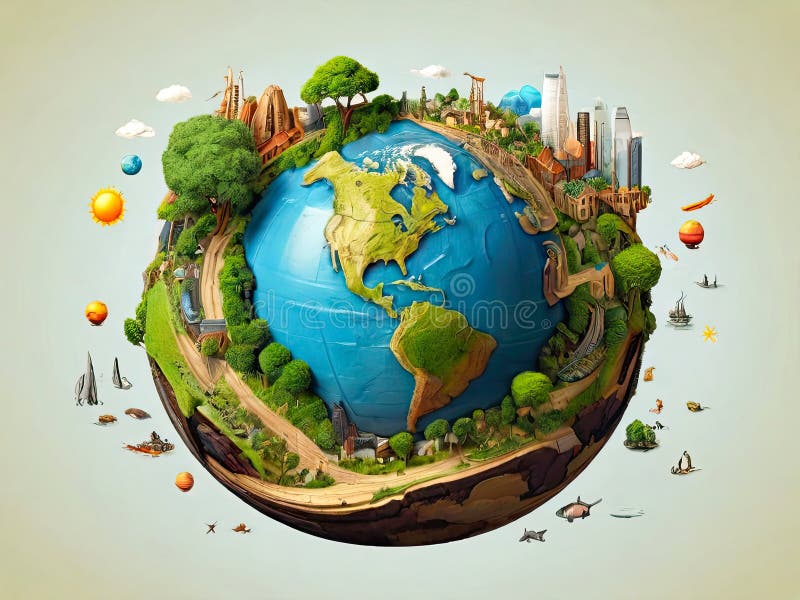 Earth Planet. World Environment Day Creative Concept Stock Photo ...