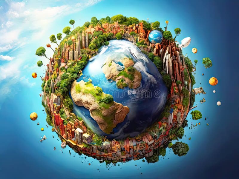 Earth Planet. World Environment Day Creative Concept Stock Photo ...