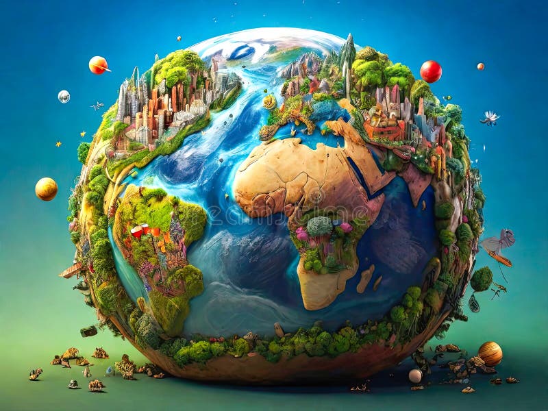 Earth Planet. World Environment Day Creative Concept Stock Photo ...