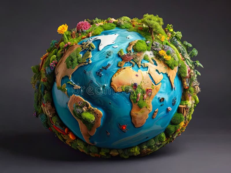 Earth Planet. World Environment Day Creative Concept Stock Image ...