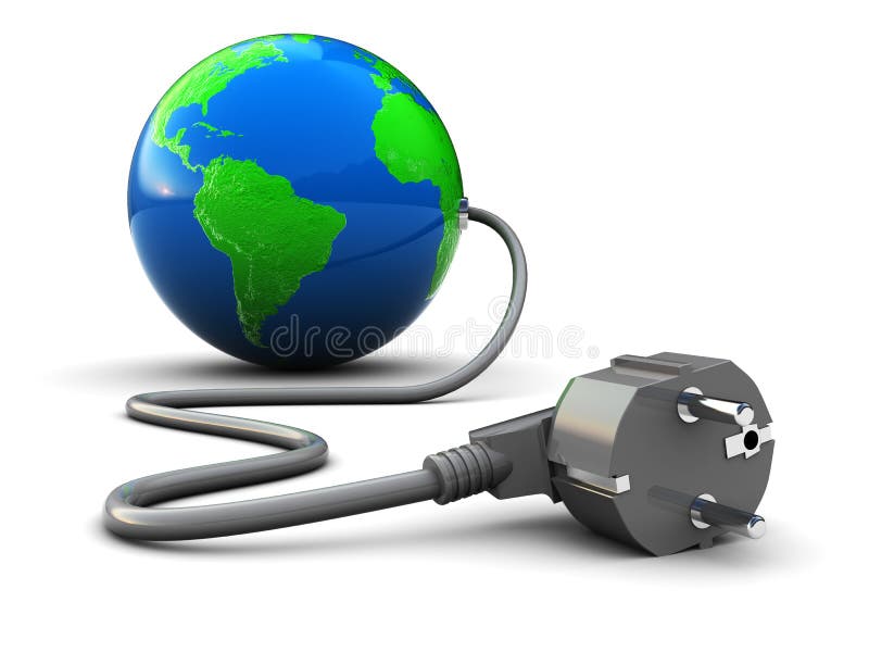 Electric world stock illustration. Illustration of high - 14876193
