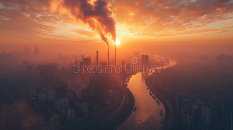 Earth pollution theme stock illustration. Illustration of planet ...
