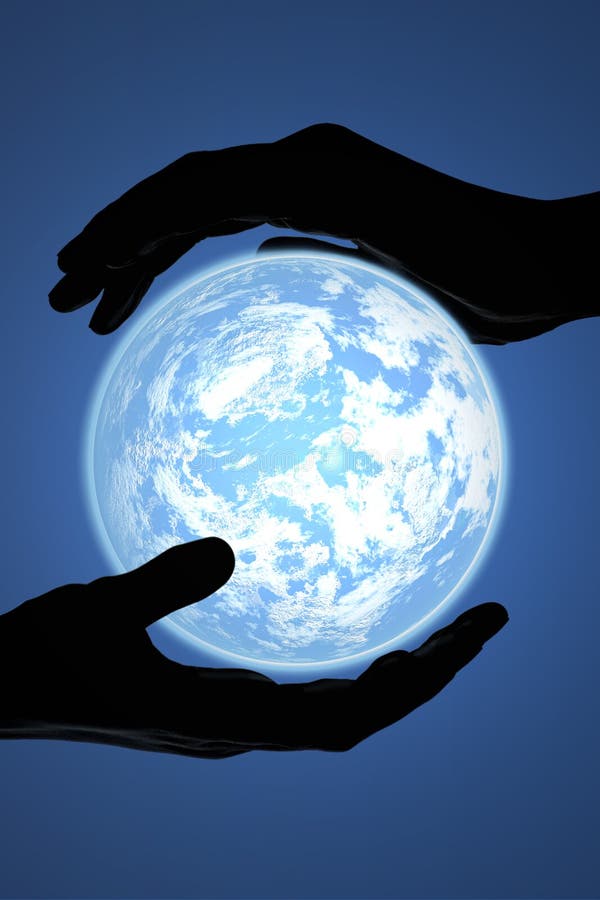 Earth protection stock illustration. Illustration of change - 6381819