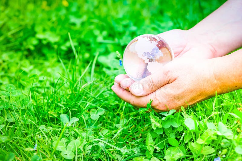 Earth Protection and Sustainable Ecology Development Stock Photo ...