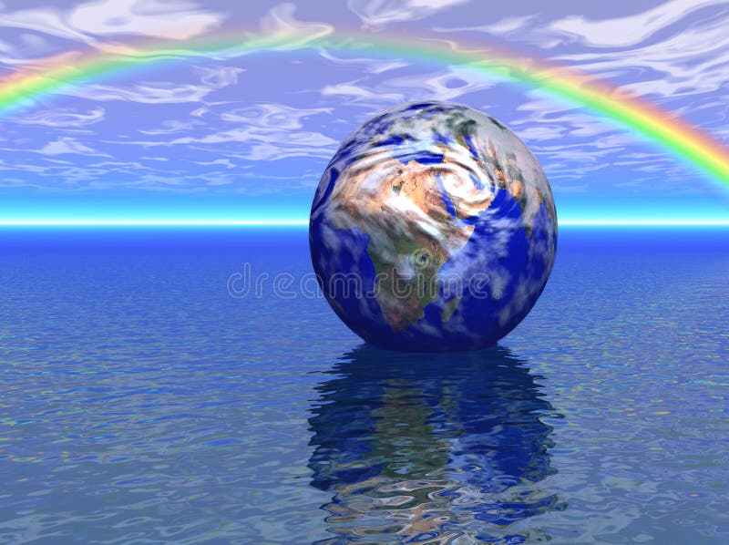 Earth reflections stock illustration. Illustration of bryce5 - 3462104