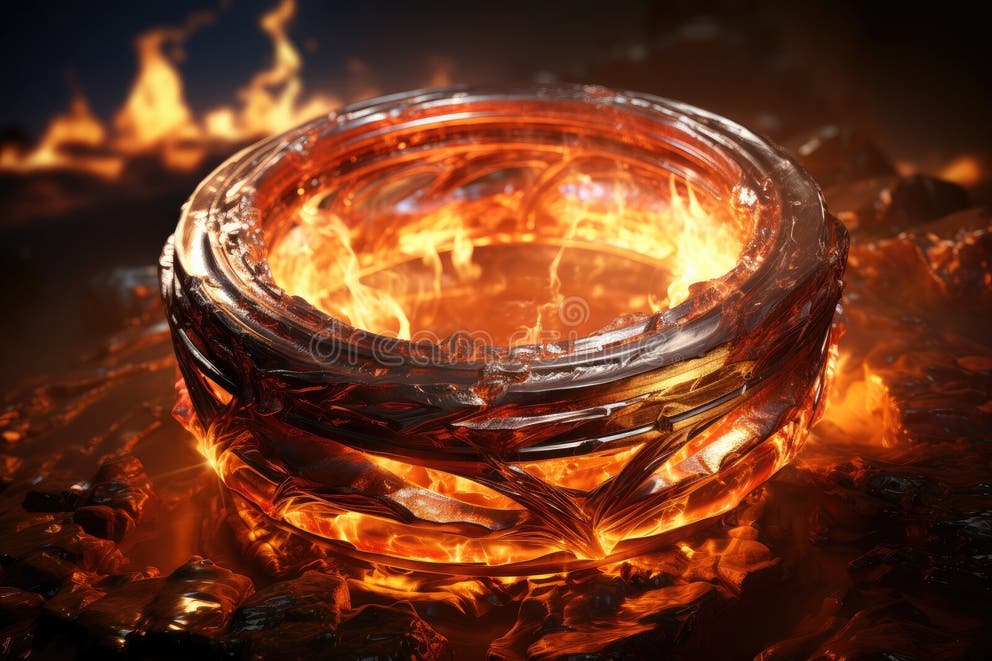 Earth Ring of Fire: Control and Manipulation Stock Image - Image of ...