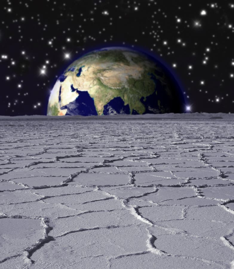 Earth Rise stock photo. Image of moon, lunar, earth, system - 9421524