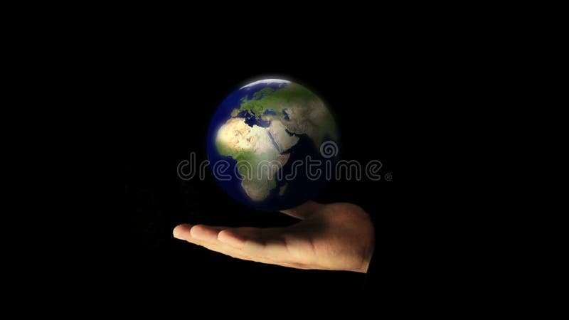 Up To 4K Earth Rotating View from Space Stock Video - Video of earth ...