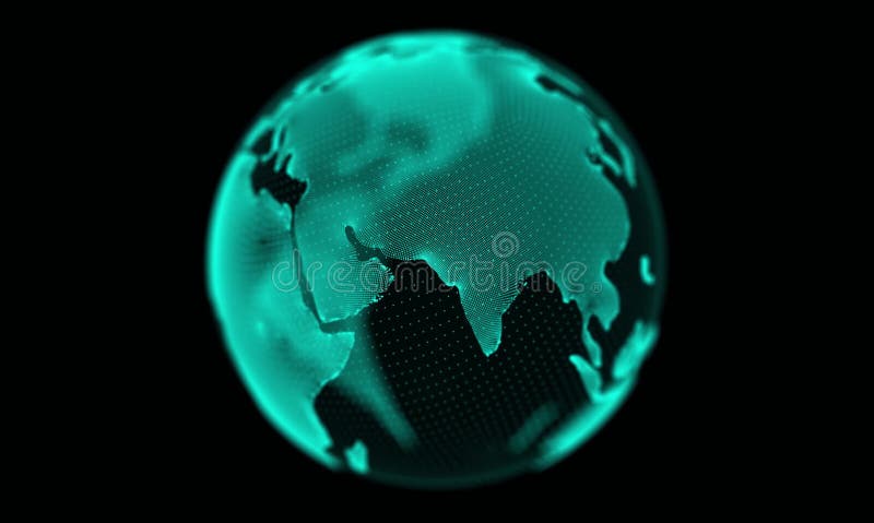 Earth Rotating Seamless Loop 4k. Earth Globe Rotation Animation ...