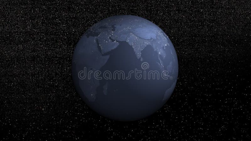 Earth Rotation Around Sun - 3D Render Stock Video Footage - Video of ...