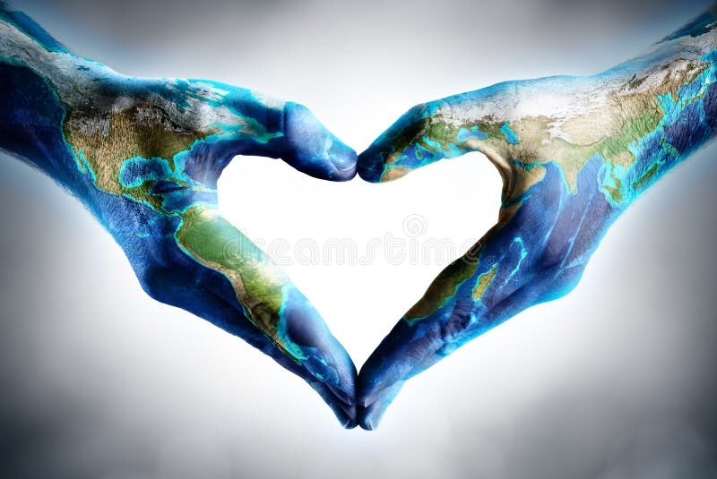 Earths day celebration stock illustration. Illustration of gesture ...