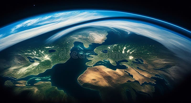 Earth S Majestic Beauty from Space, Made with Generative AI Stock ... Earth S Majestic Beauty from Space, Made with Generative AI Stock ...