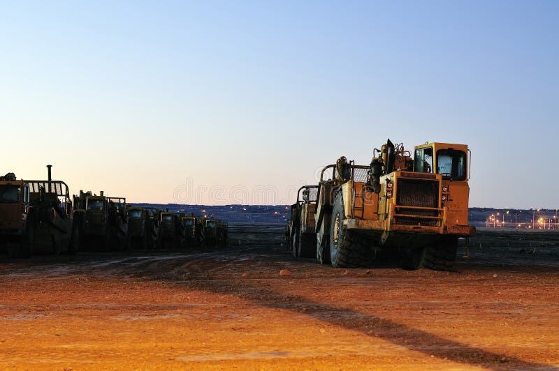 Earth Scrapers stock image. Image of mover, scraper, build - 11733763