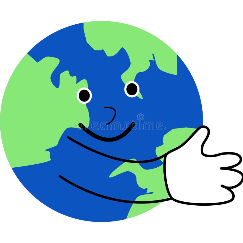 The Earth Shaking Hands, Global Business Cooperation Stock Vector ...
