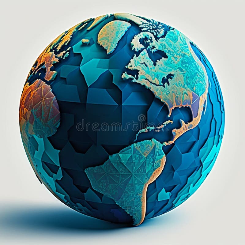 Earth in Shape Heart Shaped Earth Heart Shaped Globe Stock Illustration ...