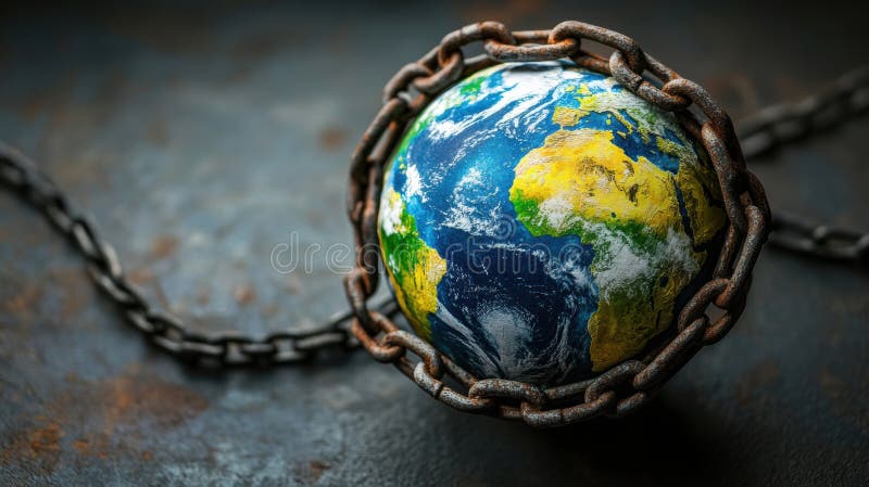 Symbol of Global Political Control and Oppression Shows Planet Earth ...