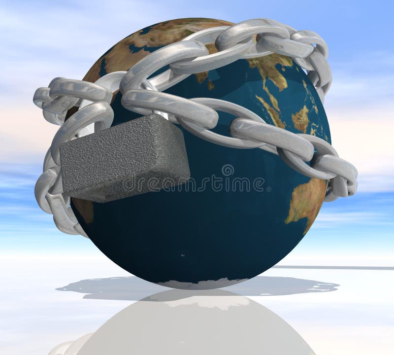 Chained Earth Stock Illustrations – 105 Chained Earth Stock ...