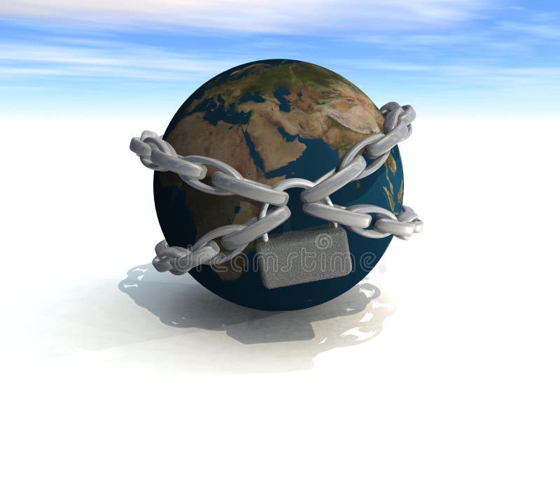 Chained Earth Stock Illustrations – 105 Chained Earth Stock ...