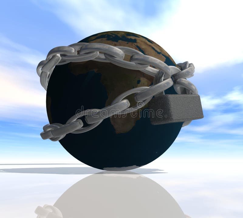 Chained Earth Stock Illustrations – 105 Chained Earth Stock ...