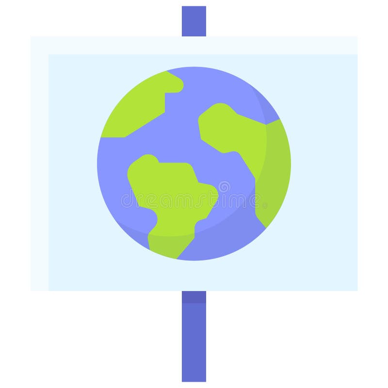 Earth Sign Icon, Earth Day Related Vector Stock Vector - Illustration ...